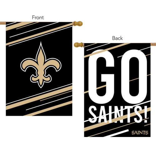 New Orleans Saints Slogan NFL Licensed House Flag - Briarwood Lane