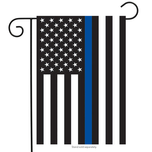 Thin Blue Line Police Garden Flag - Briarwood Lane
