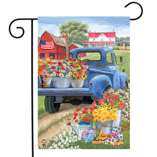 Day On The Farm Spring Garden Flag - Briarwood Lane