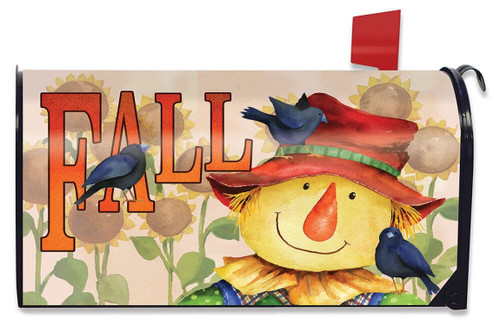 Finally Fall Scarecrow Large / OversizedMagnetic Mailbox Cover ...
