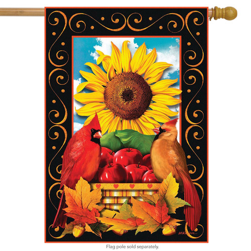 Beautifall Sunflower House Flag - Briarwood Lane
