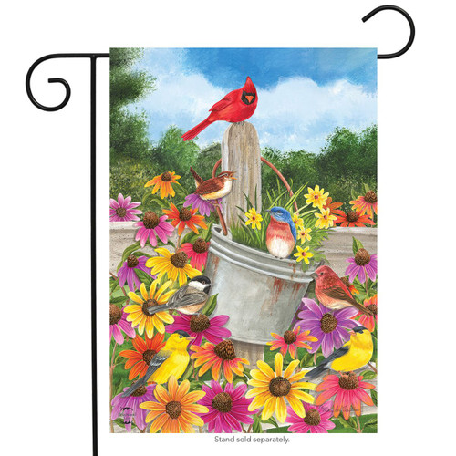 Spring Gathering Cardinal Garden Flag - Briarwood Lane