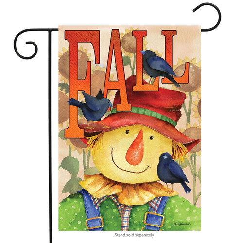 Finally Fall Scarecrow Garden Flag - Briarwood Lane