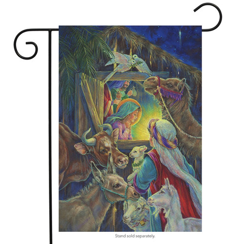Christmas Nativity Religious Garden Flag - Briarwood Lane