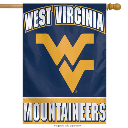 West Virginia University Mountaineers Vertical House Flag - Briarwood Lane