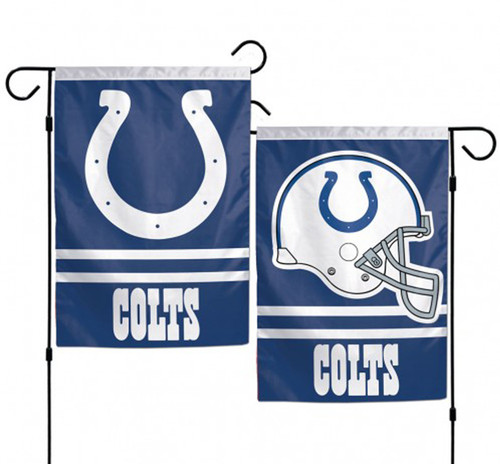 Indianapolis Colts 2 Sided NFL Garden Flag - Briarwood Lane Indianapolis Colts 2 Sided NFL Garden Flag - Briarwood Lane
