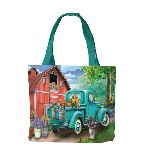 Farm In Spring Canvas Tote Bag - Briarwood Lane