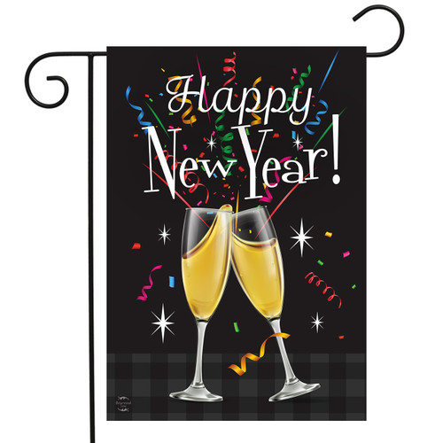 Happy New Year Double-Sided Garden Flag - Briarwood Lane