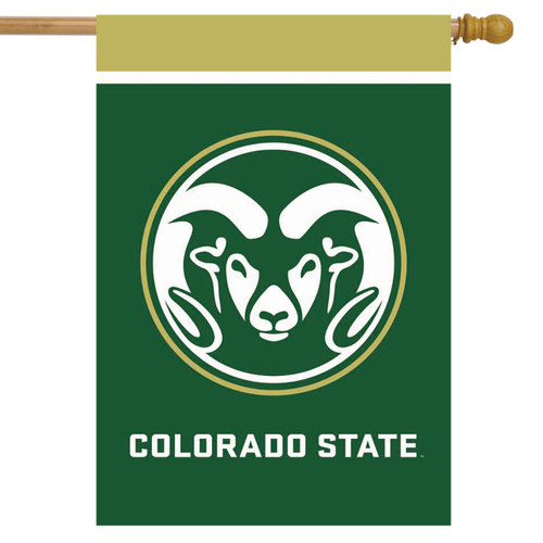 Colorado State NCAA House Flag - Briarwood Lane