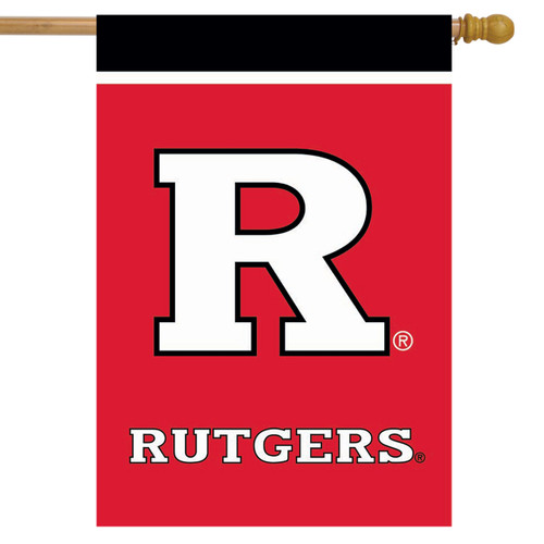 Rutgers University NCAA House Flag - Briarwood Lane