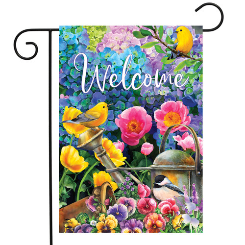 Springtime Garden Welcome Garden Flag - Briarwood Lane