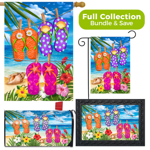 Hanging Flip Flops Summer Design Collection - Briarwood Lane