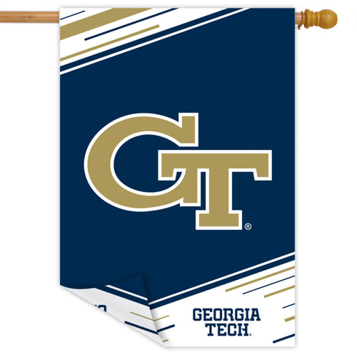 Georgia Tech NCAA Licensed Double-Sided House Flag - Briarwood Lane