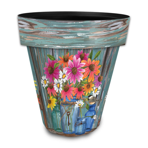 Farm Fresh Flowers Large Planter - Briarwood Lane
