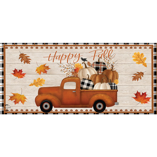 Happy Fall Pickup Truck Mini Mat - Briarwood Lane
