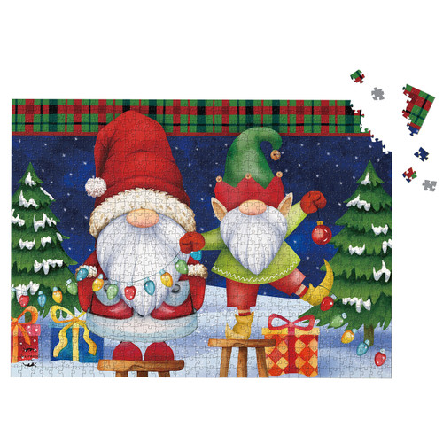 Christmas Gnomes 1000 Piece Jigsaw Puzzle - Briarwood Lane
