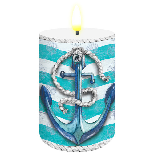 Welcome Anchor Flameless Candle - Briarwood Lane