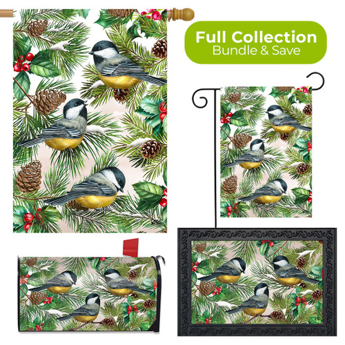 Winter Chickadees Four Piece Collection - Briarwood Lane