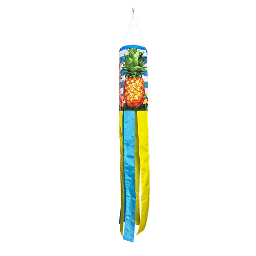 Pineapple and Stripes Windsock Wind Twister - Briarwood Lane