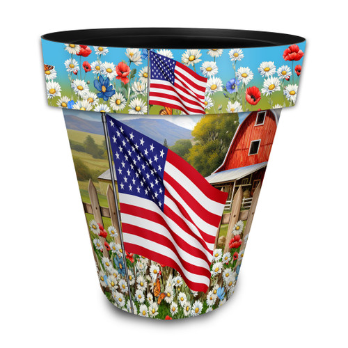 American Flower Field Large Planter - Briarwood Lane