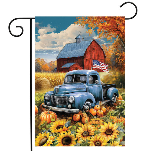 American Fall Farm Garden Flag - Briarwood Lane