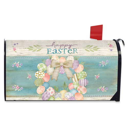 Pastel Easter Wreath Mailbox Cover - Briarwood Lane