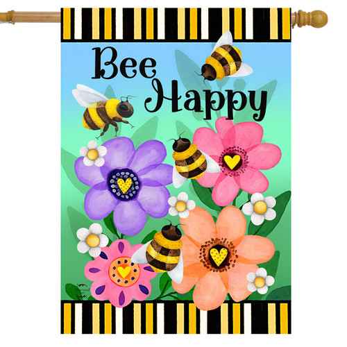 Busy Bees House Flag - Briarwood Lane