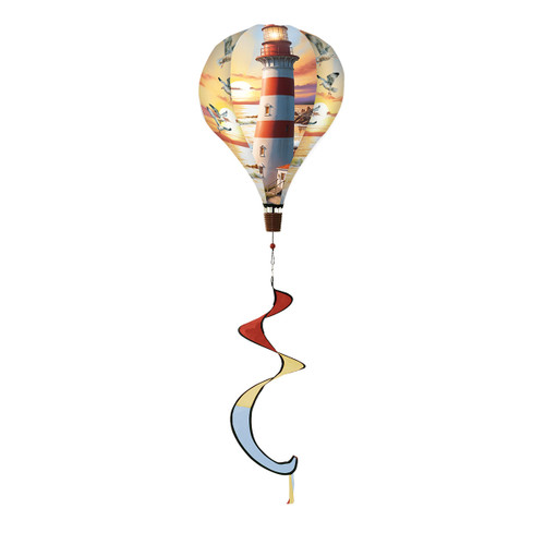 Lighthouse At Sunset Hot Air Balloon Spinner - Briarwood Lane