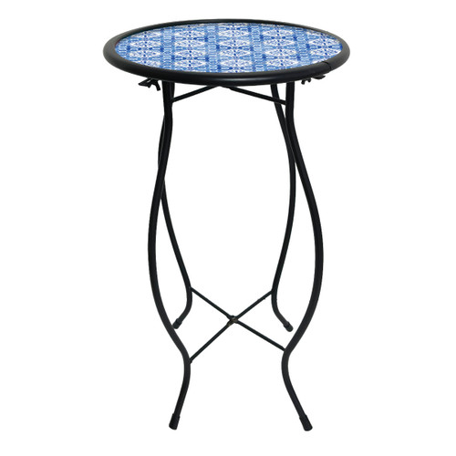 Mediterranean Cast Iron/Glass Plant Stand - Briarwood Lane