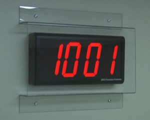 Digital Wall Clock with Red Digits - Accurate for 20 Years