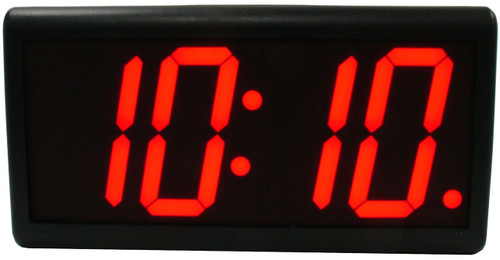 Digital Wall Clock with Red Digits - Accurate for 20 Years