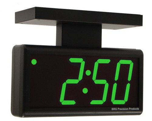 Double-Sided Ceiling or Wall-Mounted Digital Clock with Green Digits ...