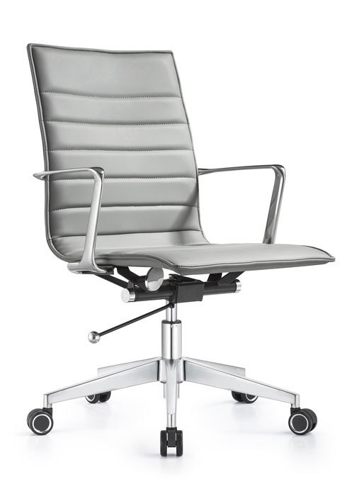 Woodstock Joe Mid Back Chair - Midtown Gray - Sunhouse Office