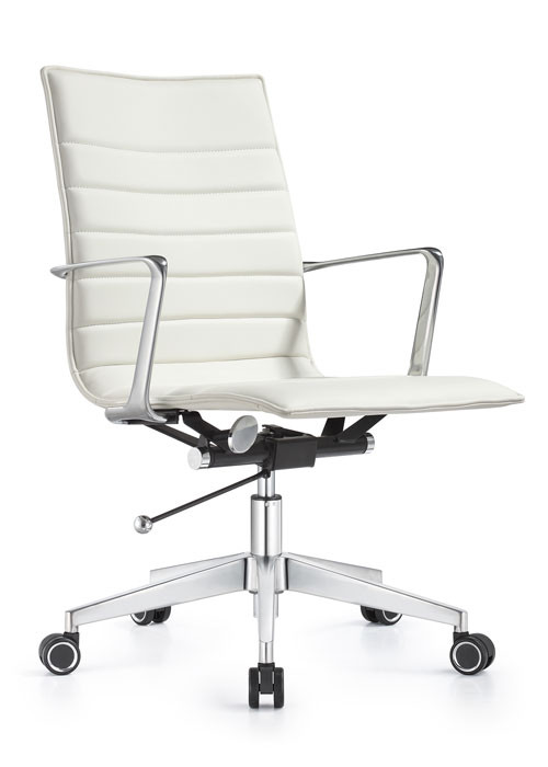 Woodstock Joe Mid Back Chair - Cloud White - Sunhouse Office