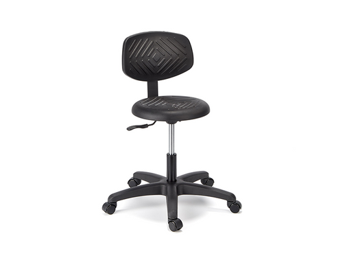 Cramer Rhino Basic Desk Height Round Stool RRBD3 - With Seat Back ...