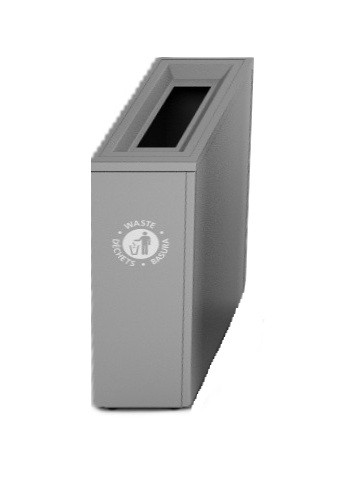 Magnuson Valuta VA1809L-JR Steel Non-Locking Waste Receptacle - 14 ...