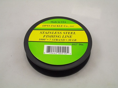 1000? ? 7 strand 30lb. SS fishing line, brown/camo
