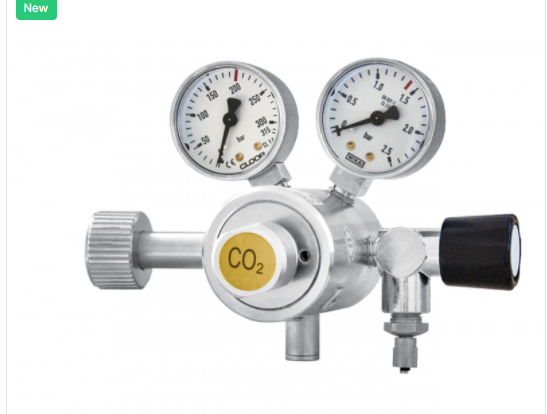 Carbon Dioxide Gas Regulator With Two Manometer