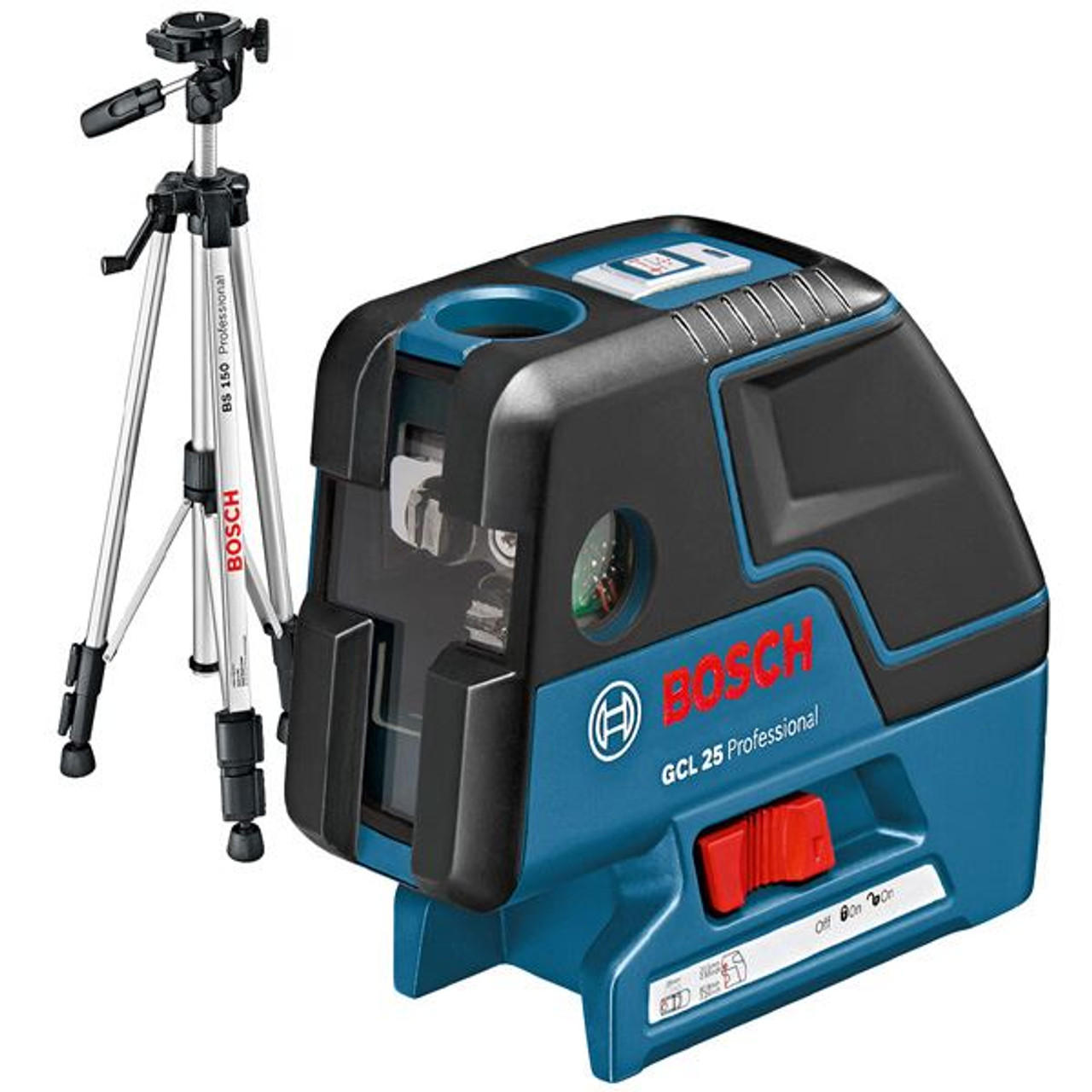 Bosch Professional Cross Line Laser GCL 25+ BT 150 Tripod