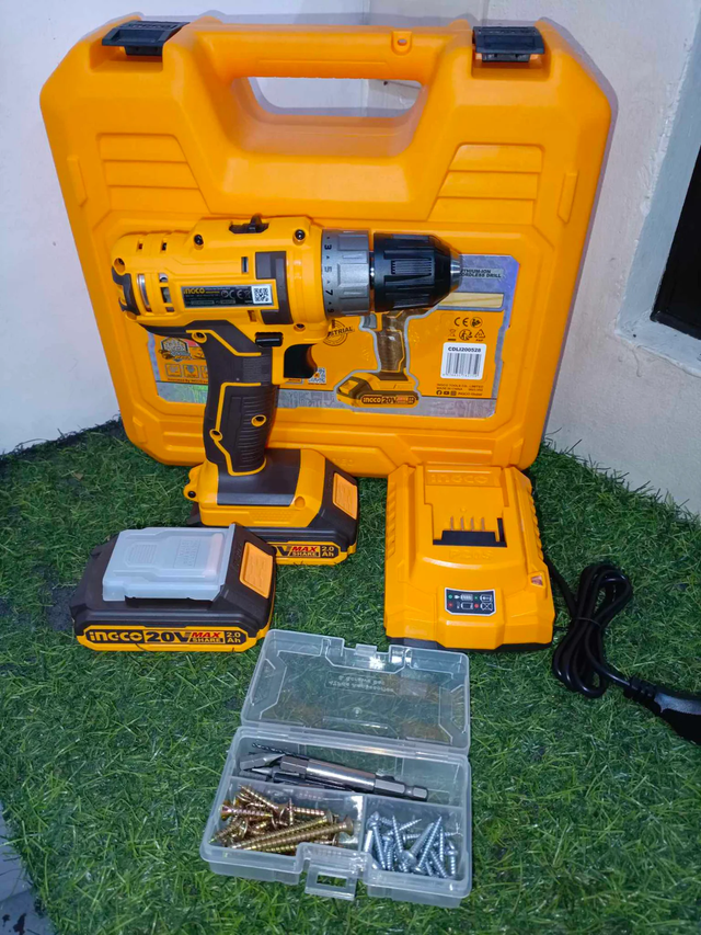 Buy online INGCO cordless drill 20v CDL1200528 from Tikweld welding ...