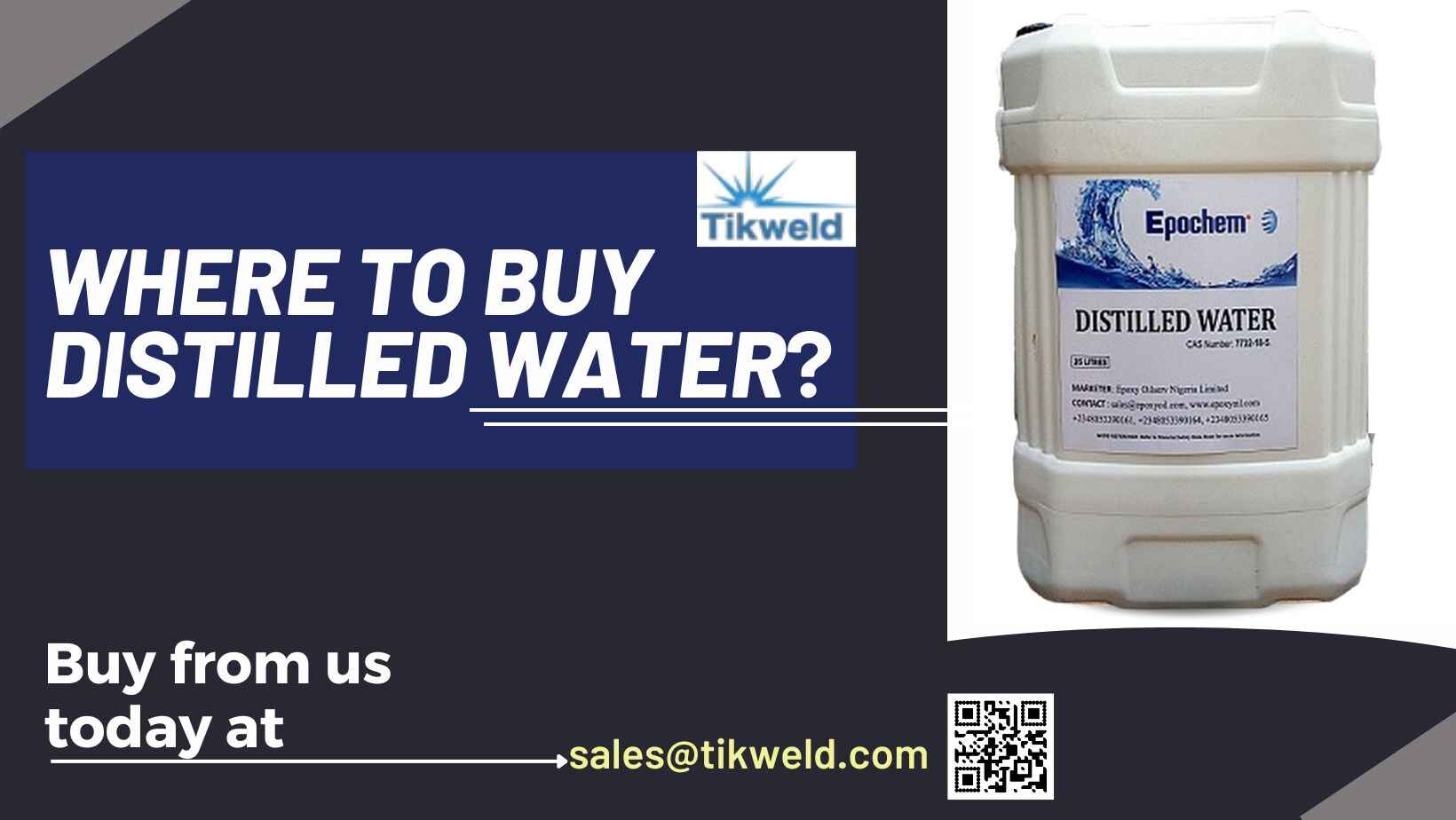 Where to Buy Distilled Water: Uses and Purchasing Tips - Tikweld ...