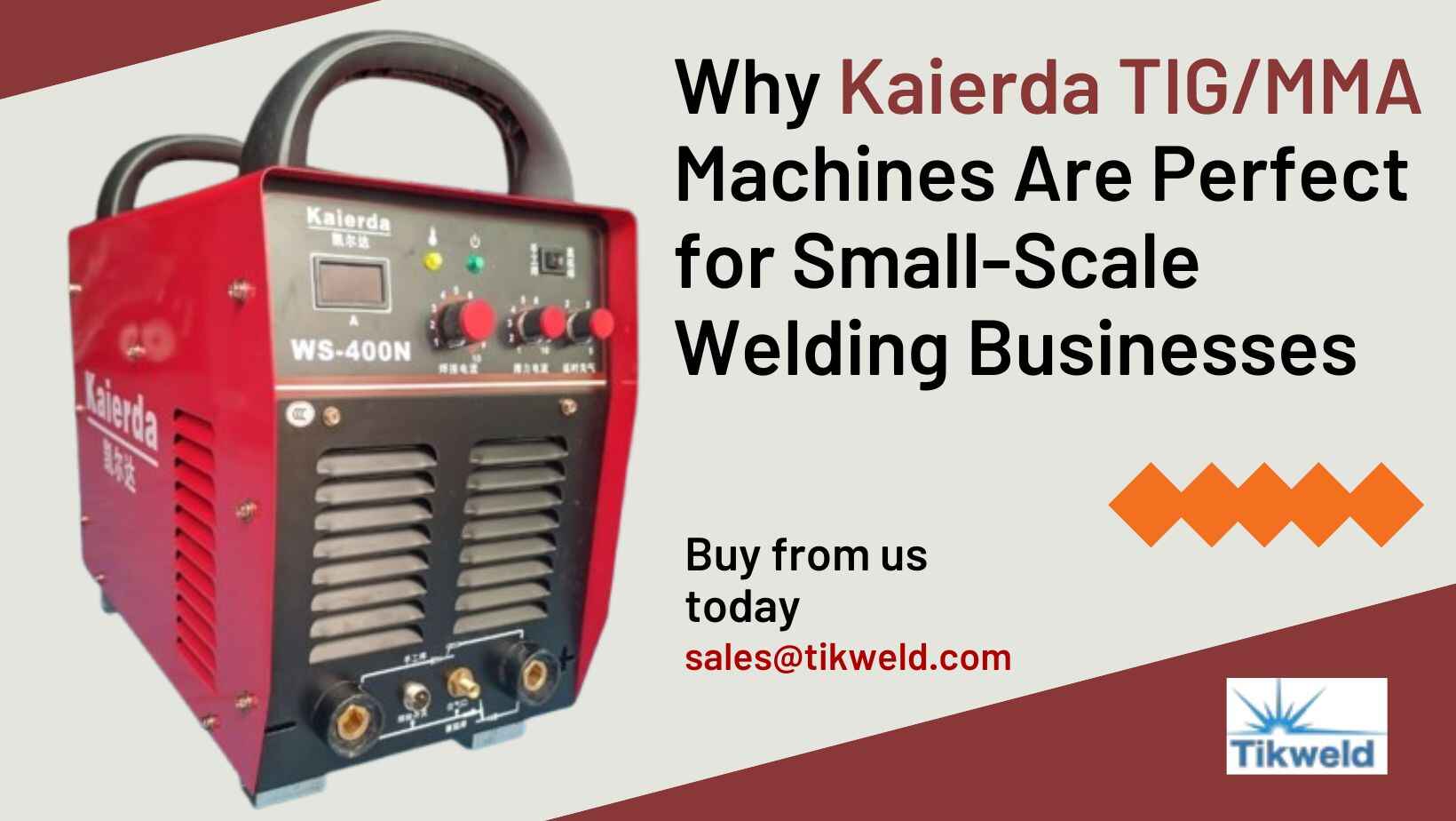 Why Kaierda TIG/MMA Machines Are Perfect for Small-Scale Welding ...