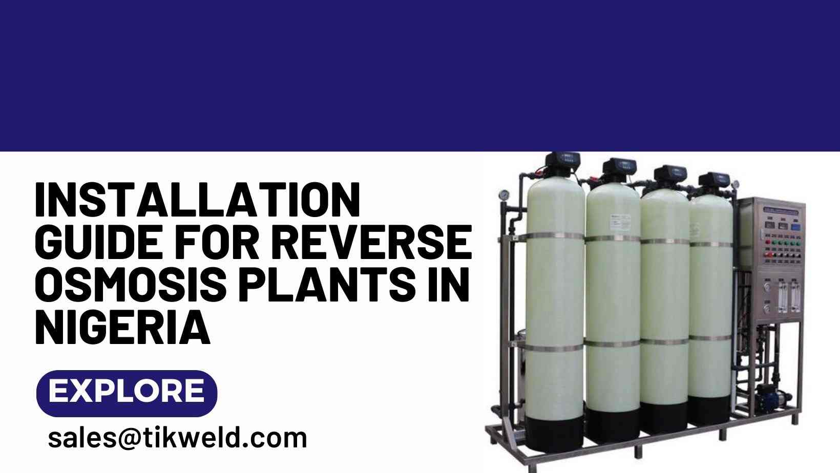 Installation Guide for Reverse Osmosis Plants in Nigeria - Tikweld ...