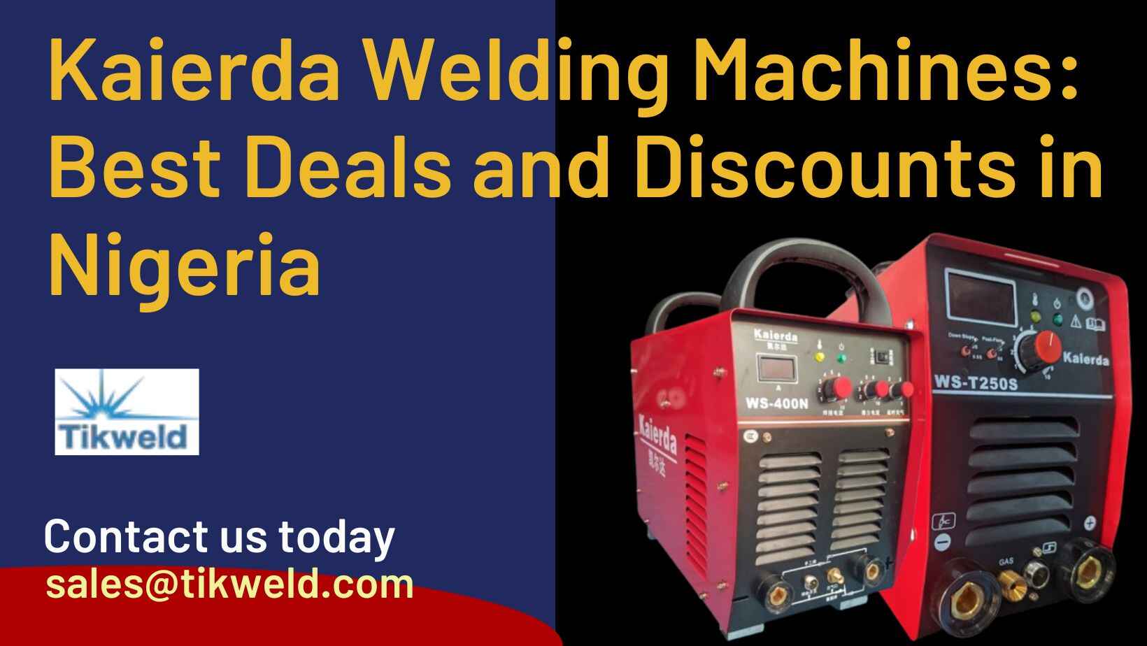 Kaierda Welding Machines: Best Deals and Discounts in Nigeria - Tikweld ...