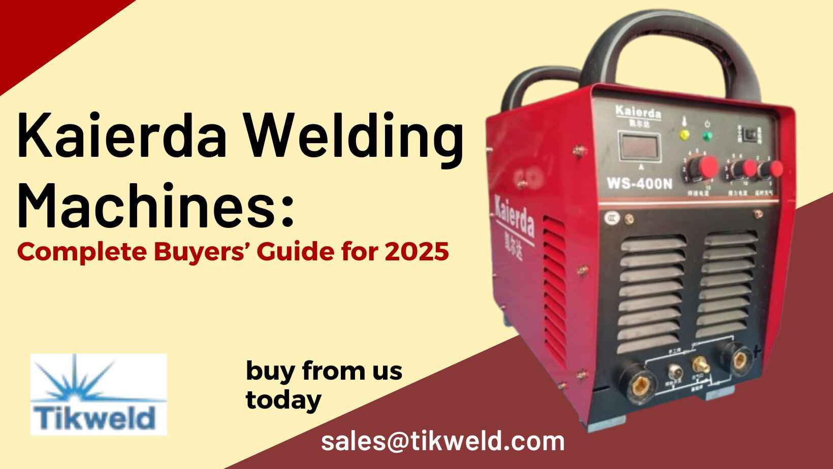 Kaierda Welding Machines: Complete Buyers’ Guide for 2026 - Tikweld ...