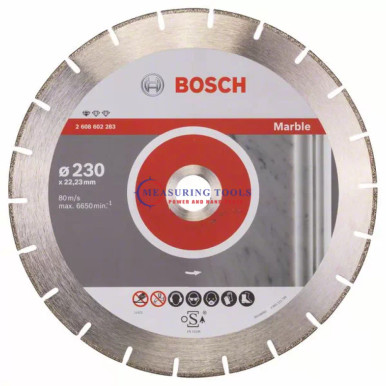 BOSCH 230mm DIAMOND CUTTING DISCS (STANDARD FOR MARBLE)
