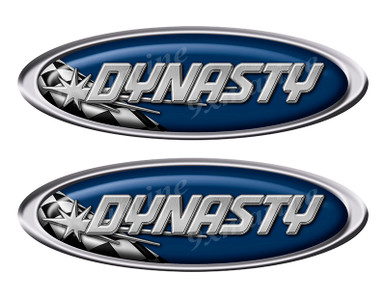 Dynasty boat stickers. Replace your boat maker stickers