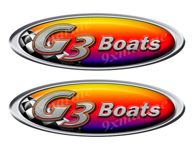 G3 boat stickers. Replace your boat maker stickers