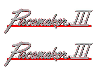 Pacemaker boat stickers. Replace your boat maker stickers