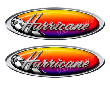 Hurricane boat stickers. Replace your boat maker stickers